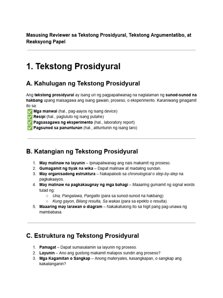 Pagpag Reviewer | PDF