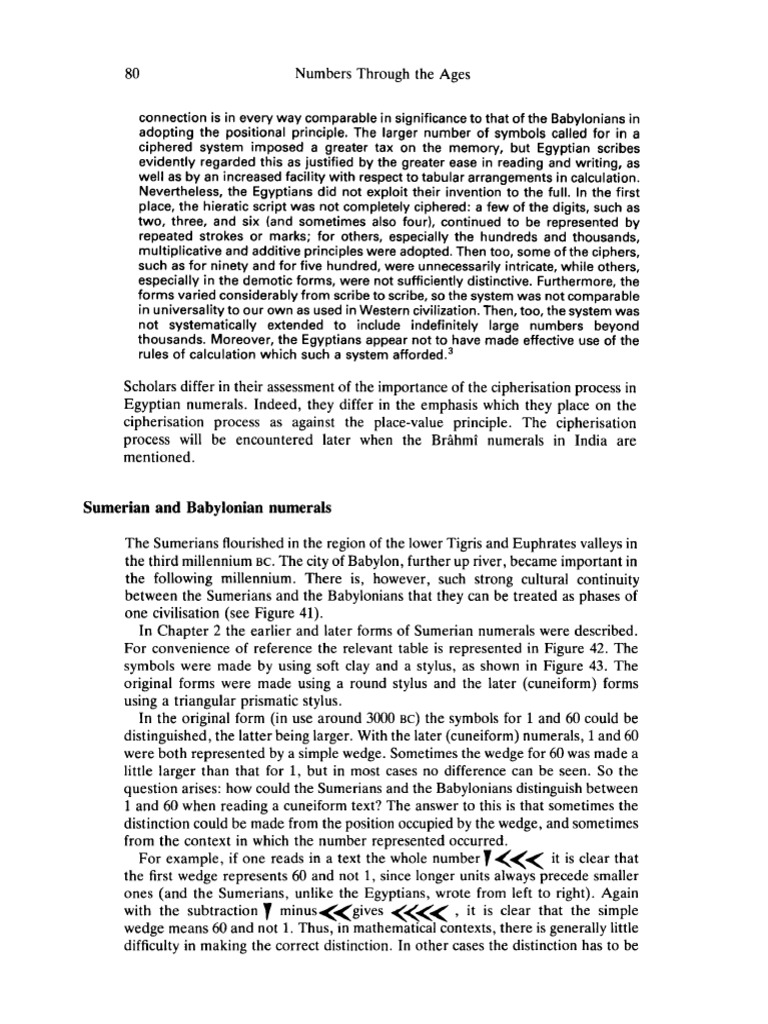 Ancient Number Systems Explained | PDF | Cuneiform | Sumer