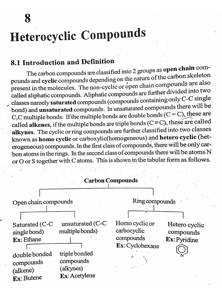 Heterocyclic Compounds | PDF