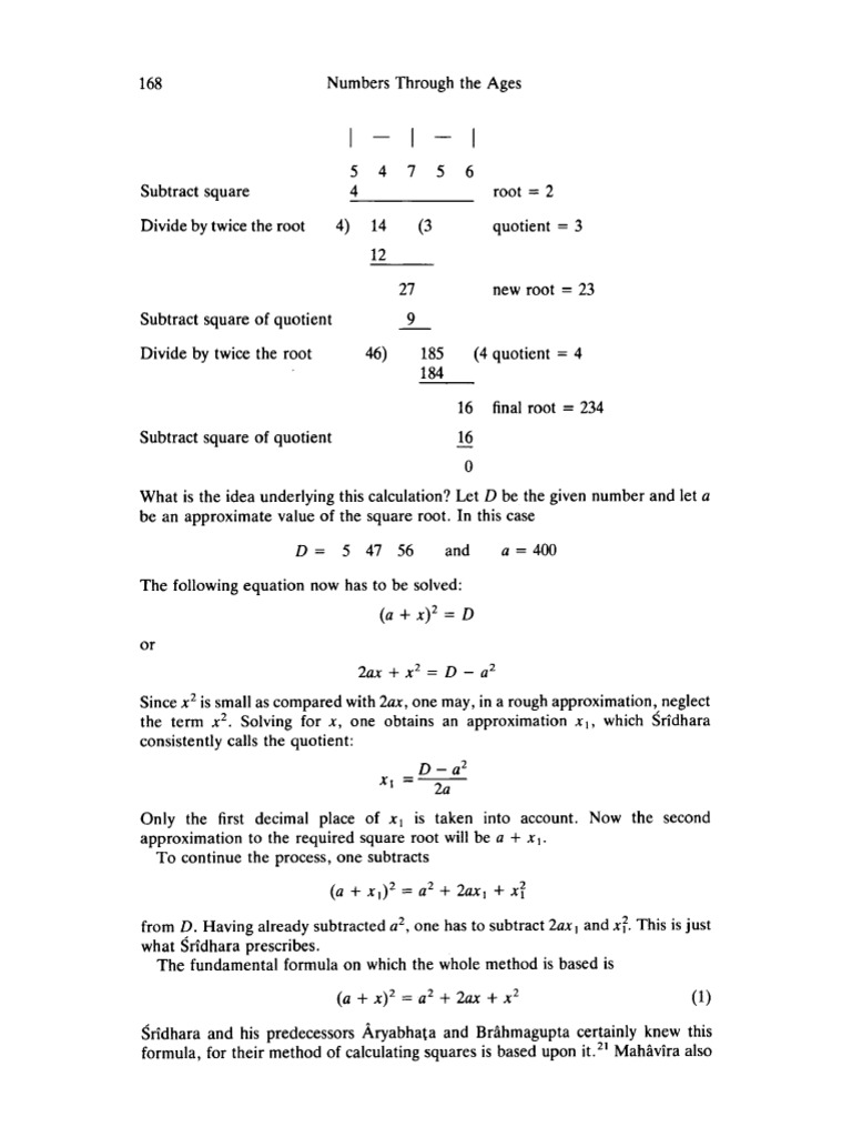 Historical Methods of Square Roots and Fractions | PDF | Numbers | Decimal
