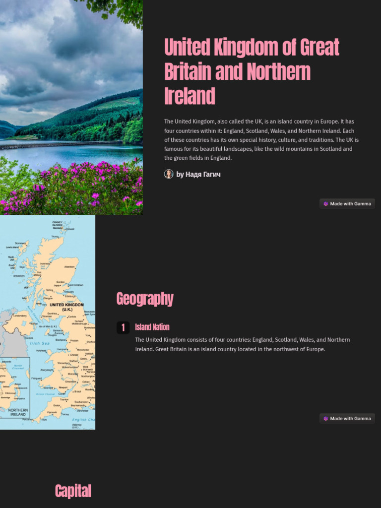 United Kingdom of Great Britain and Northern Ireland | PDF | United ...