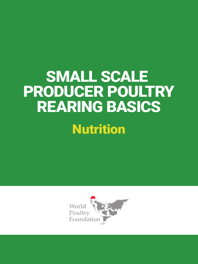 Poultry Rearing Basics for Nutrition | PDF | Diet (Nutrition) | Diet ...