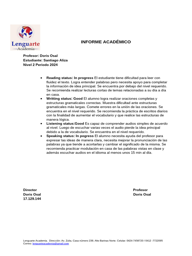 Santiago Aliza | PDF