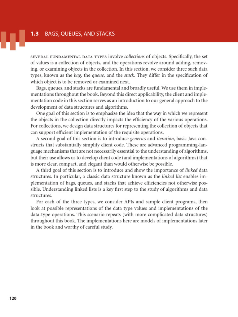 Understanding Bags, Queues, and Stacks | PDF | Queue (Abstract Data ...