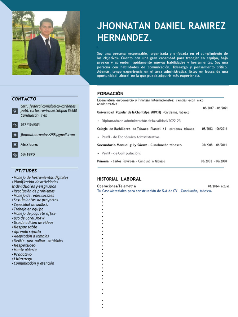 Jhonnatan CV2024 | PDF