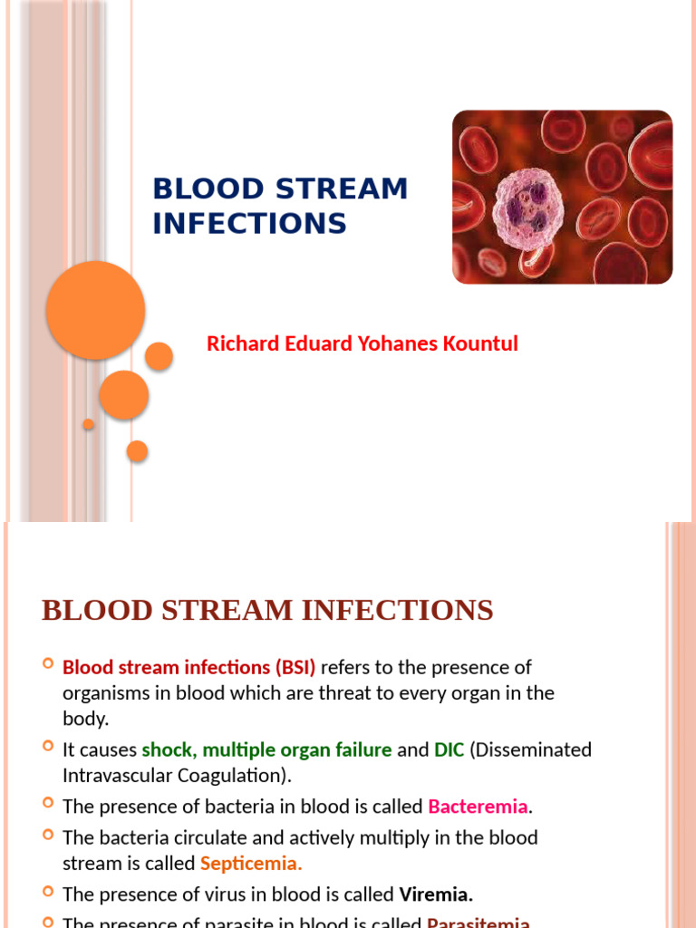 Understanding Blood Stream Infections | PDF