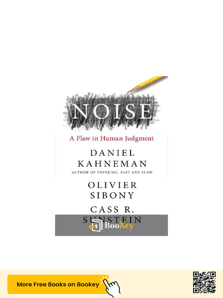 Understanding Noise in Judgment | PDF | Decision Making | Cognition