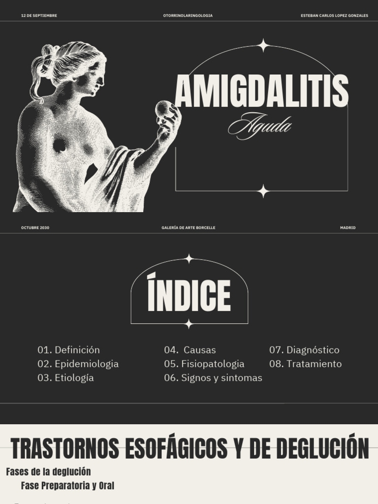 Amigdalitis Aguda | PDF | Inflamación | Especialidades Medicas