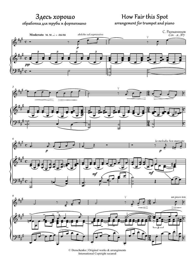 IMSLP794219-PMLP17497-How Fair This Spot (No.7) Full Score | PDF ...