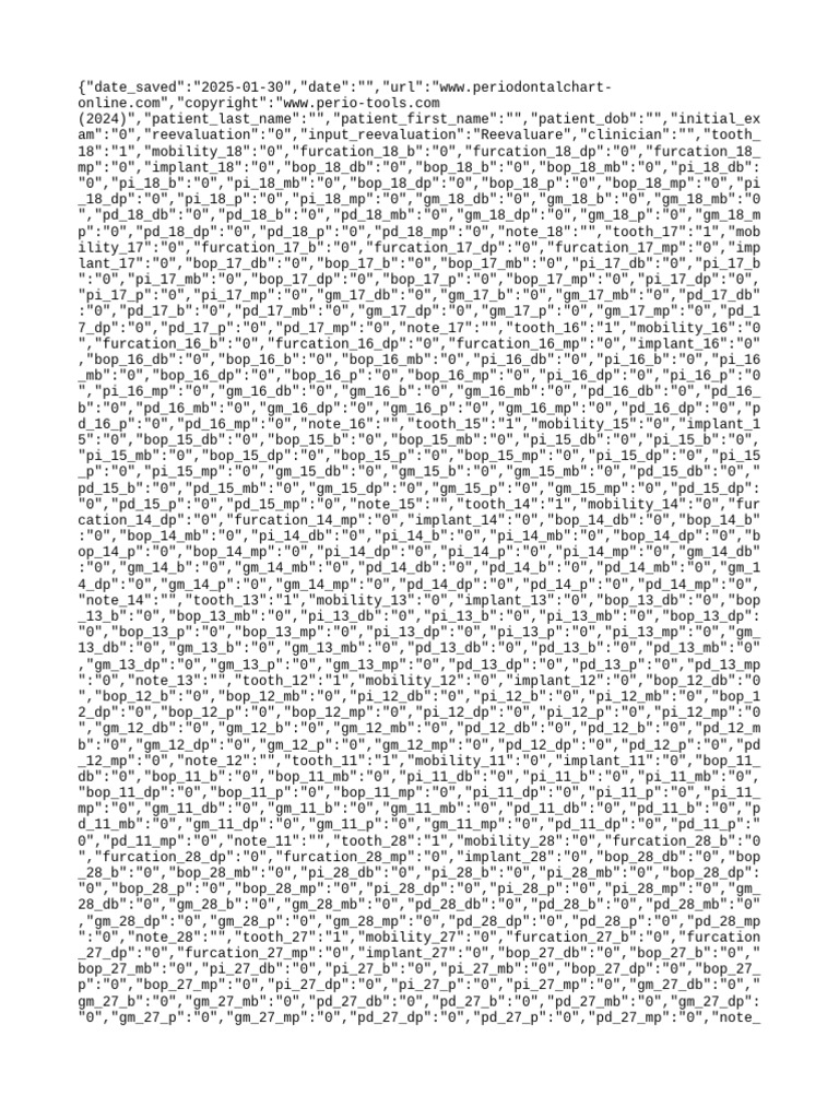 periodontalchart_data (1) | PDF