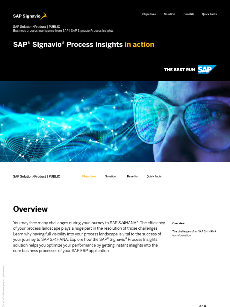 SAP Signavio Process Insights in Action - General Brochure - EN | PDF ...