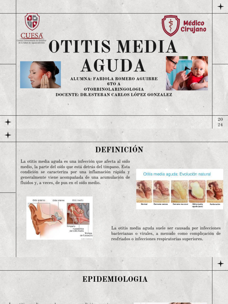 Otitis Media Aguda | PDF | Inmunología | Microbiología
