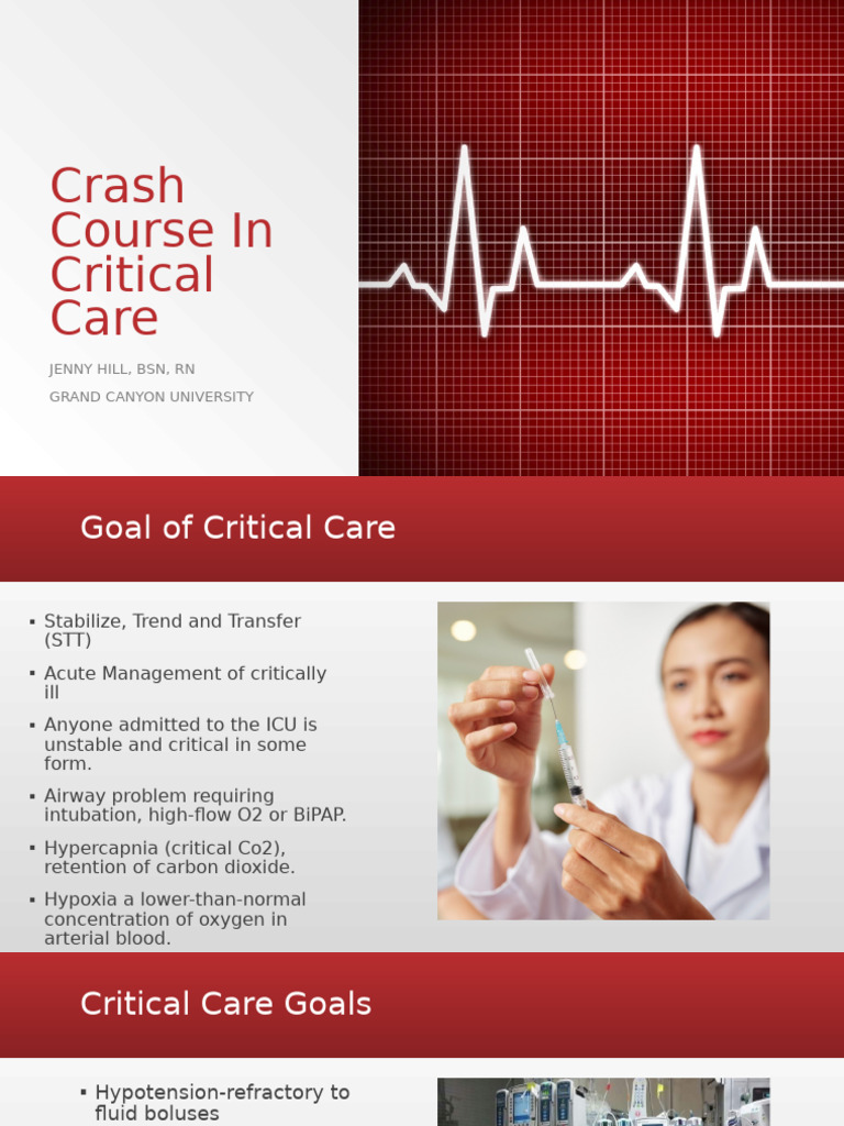 ICU Crash Course for Critical Care | PDF | Clinical Medicine | Medical ...