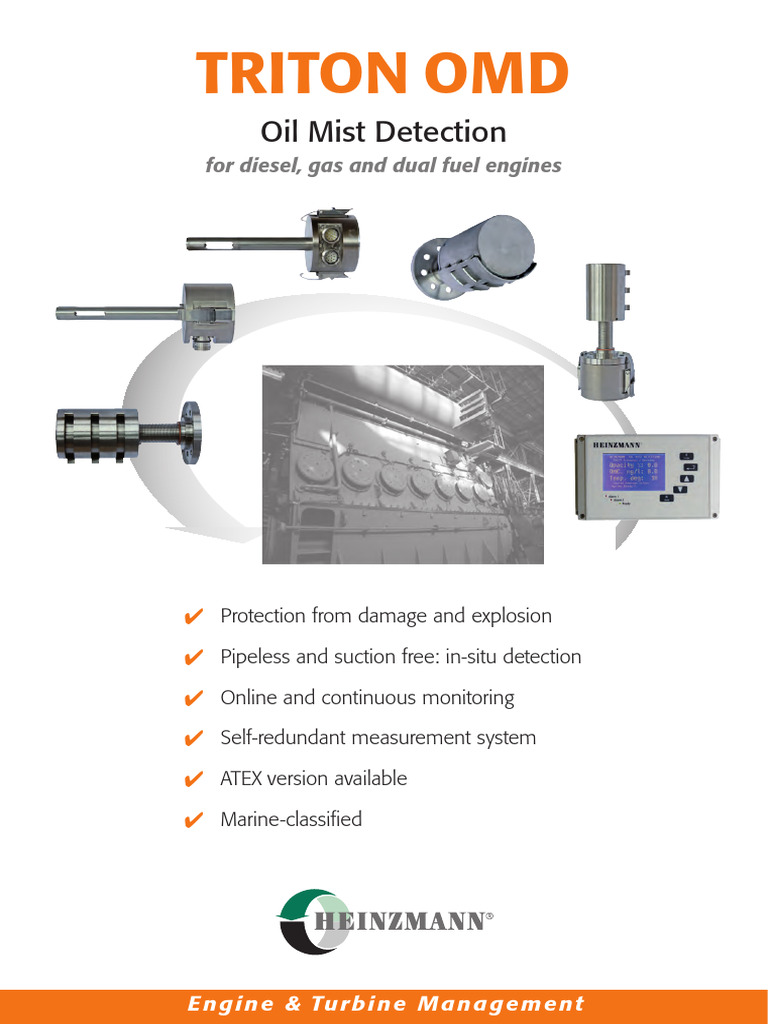 TRITON OMD Oil Mist Detection e | PDF | Engines | Sensor