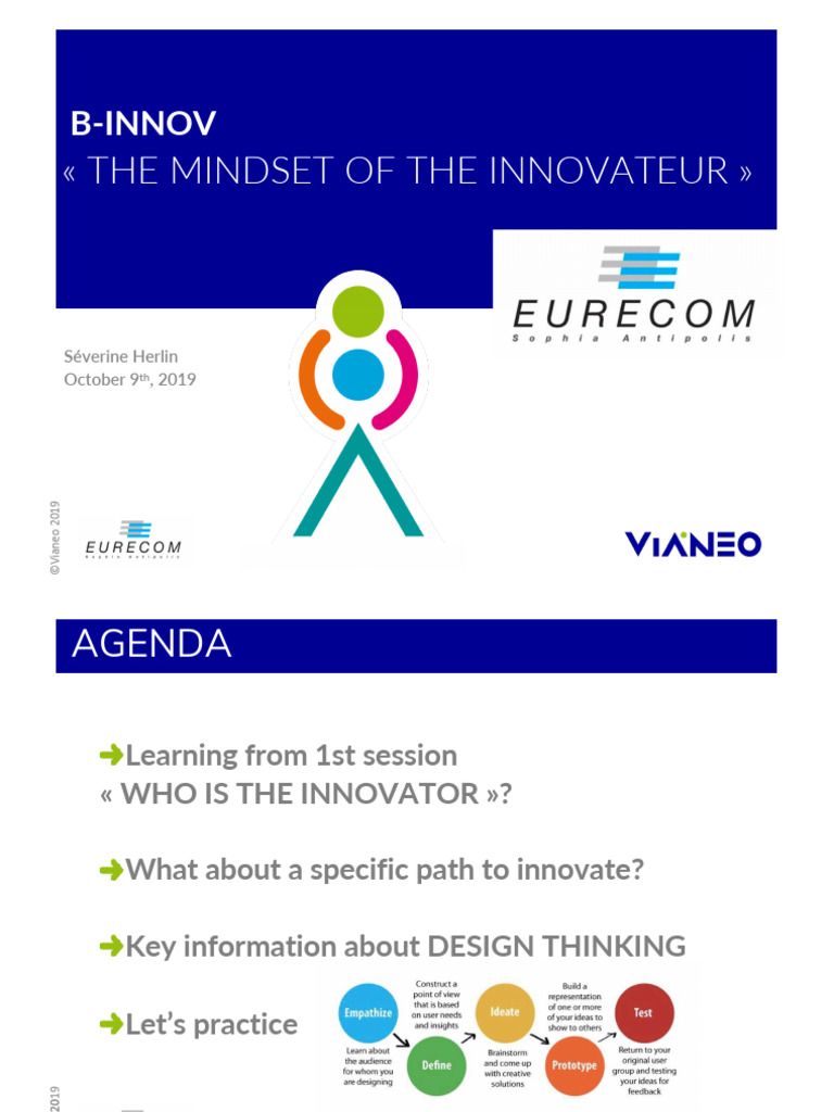 Eurecom Cours2-Design-Thinking Compressed | PDF | Design Thinking | Cognition