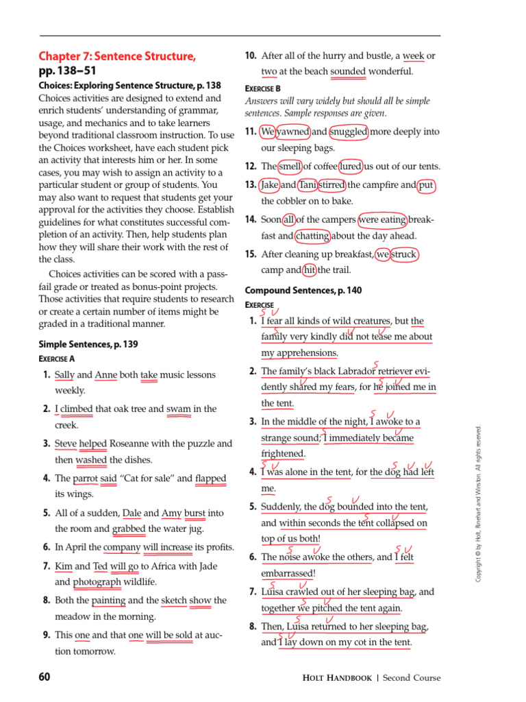 Chapter 7 Sentence Structure | PDF | Hercule Poirot