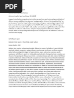 Vealey's Sports Confidence Model Explained | PDF | Metaphysics Of Mind ...
