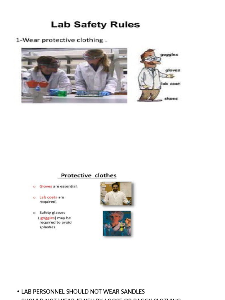 Laboratory Safety Measures | PDF