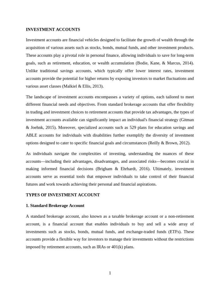 Simon Wilson's Investment Strategies | PDF | Individual Retirement ...