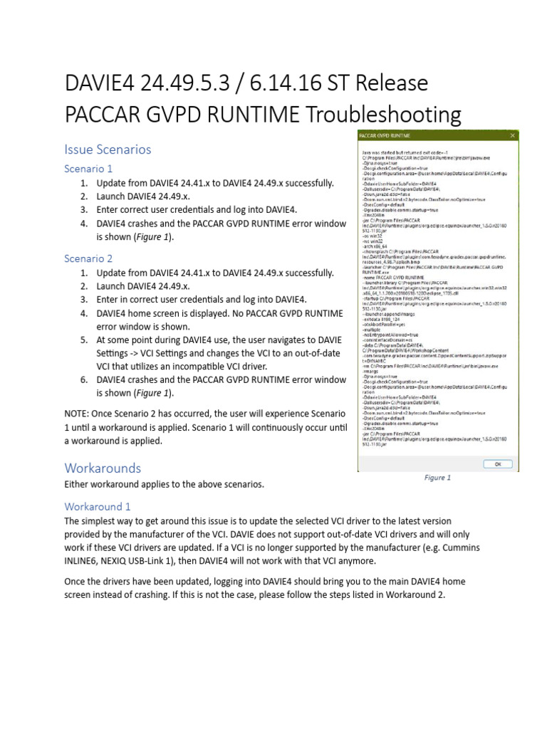 PACCAR DAVIE4 Runtime Error Solutions | PDF | Software | Computing