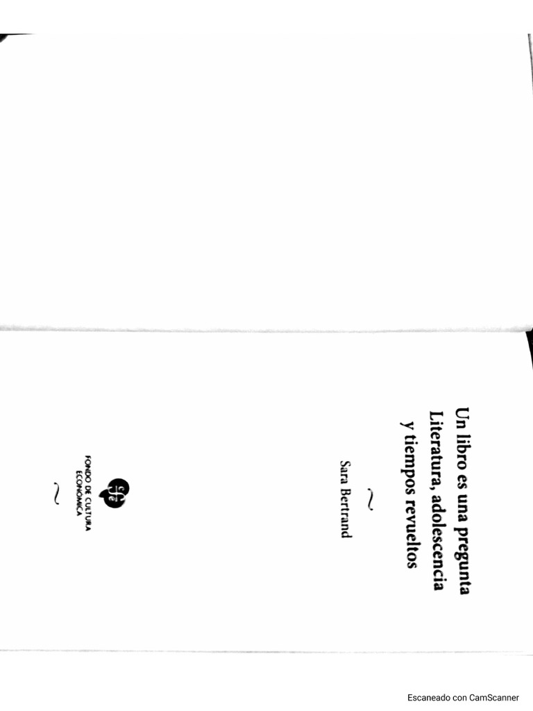 Sara Bertrand Trascendencia | PDF