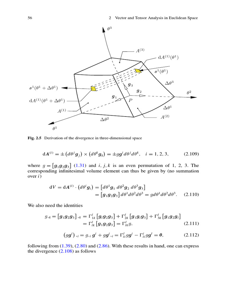 S G G G: 56 2 Vector and Tensor Analysis in Euclidean Space | PDF | Algebra | Mathematical Concepts