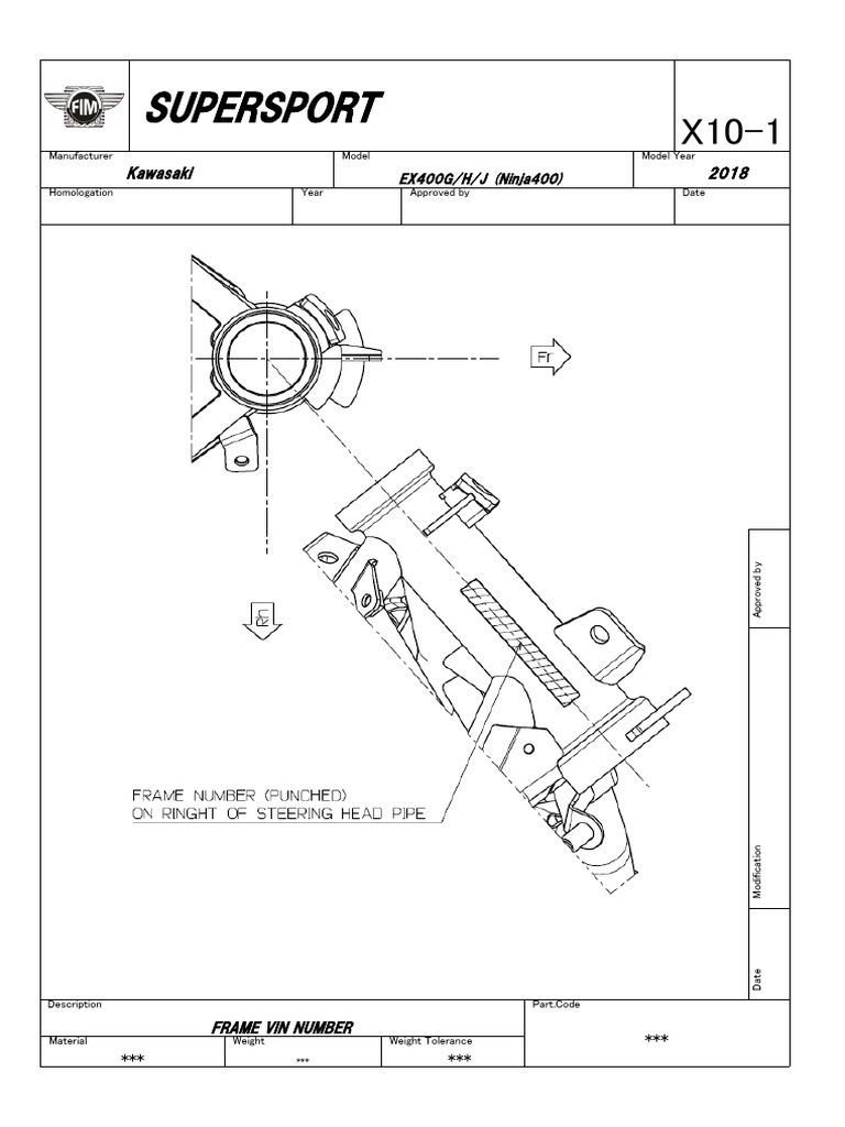x10-01 Ex400g+h+j Frame Serial Number Location | PDF