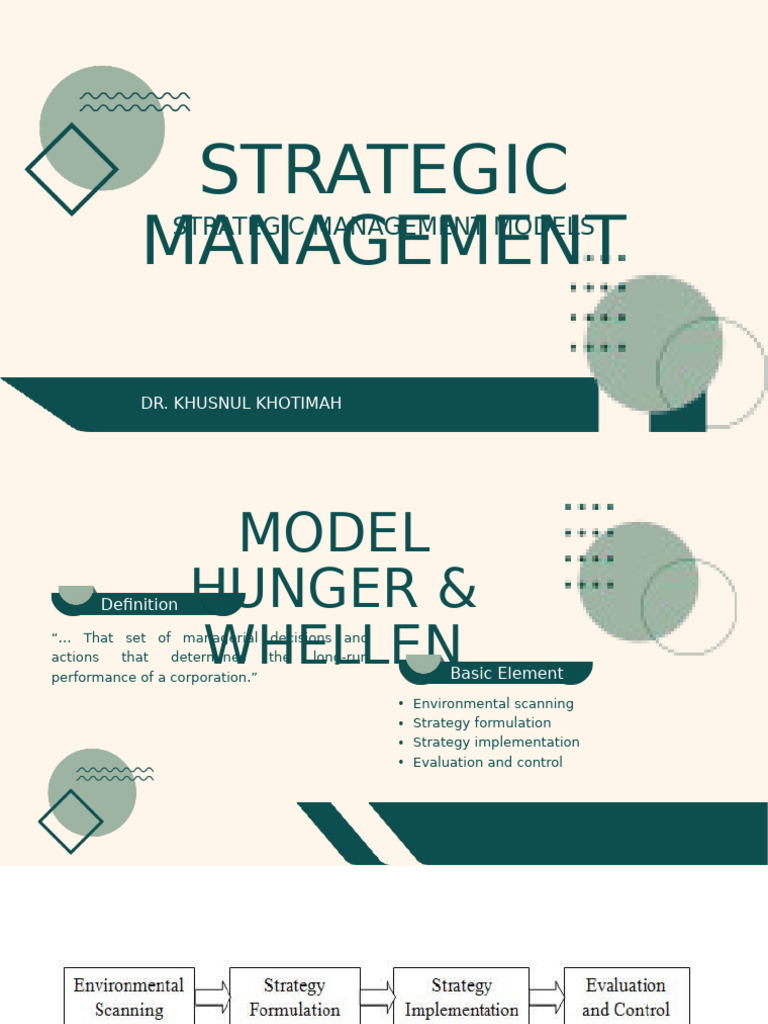 Strategic Management-Models | PDF | Strategic Management | Business ...