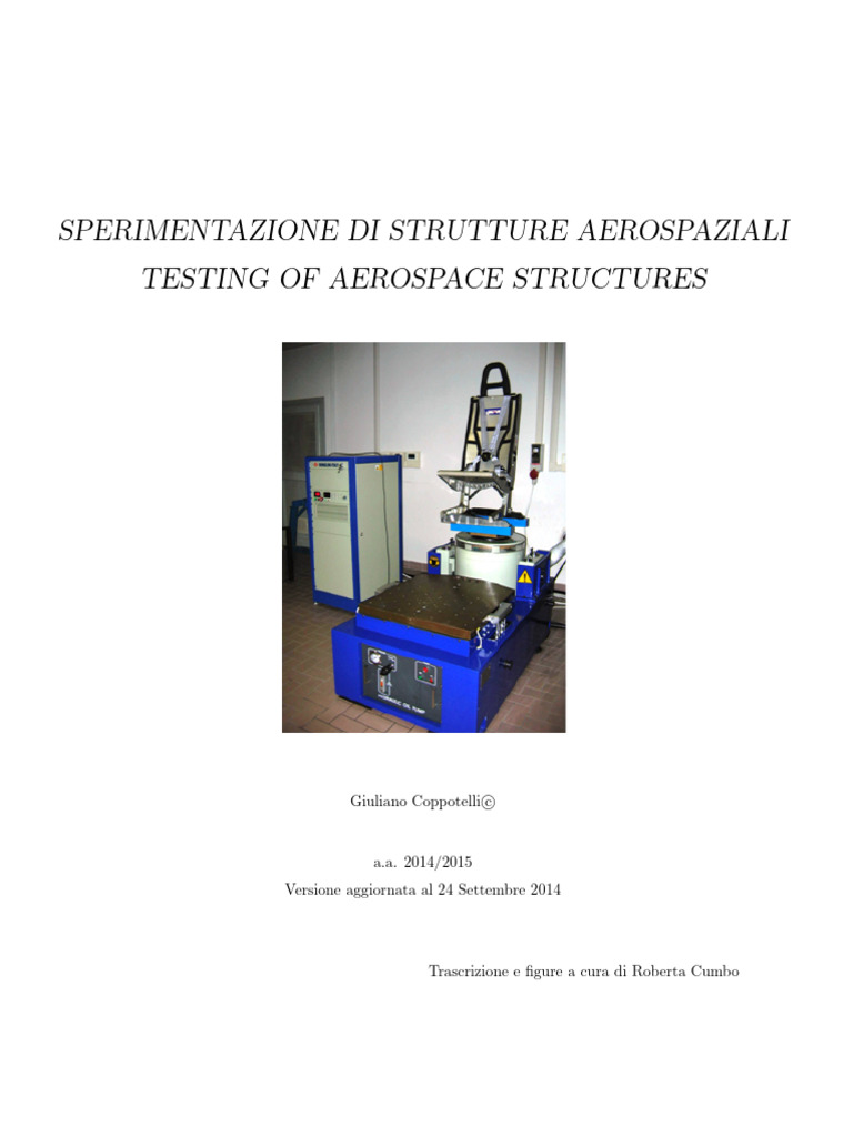 Aerospace Structures Testing Guide | PDF | Spectral Density | Sine Wave