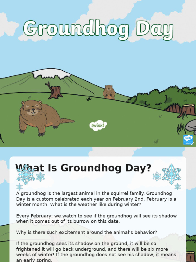 Us T 2545052 Groundhog Day Powerpoint Grades Kindergarten To 2nd ...