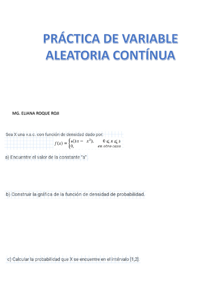 d8_práctica de Variable Aleatoria Continua | PDF