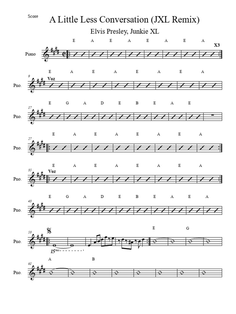 A Little Less Conversation | PDF