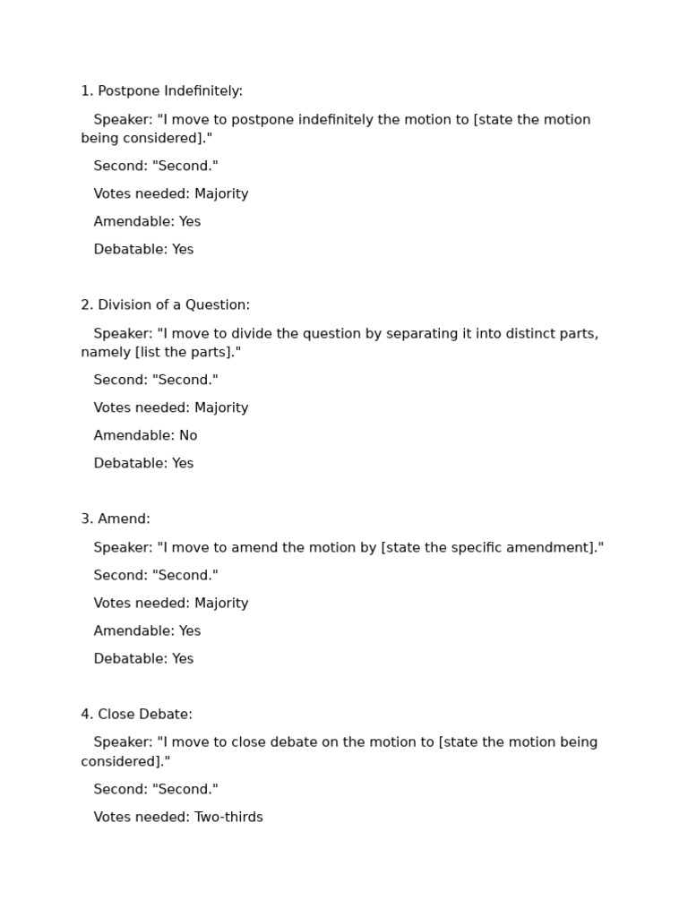 PARLIA | PDF | Accountability | Meetings