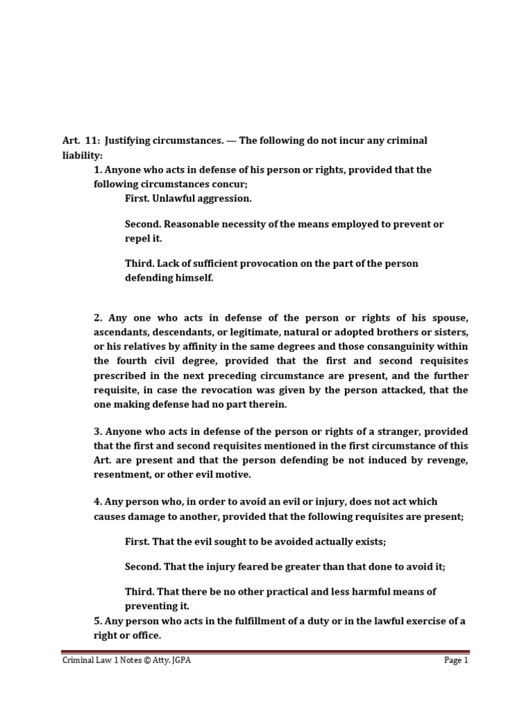 CLJ-3-Art-11-12 | PDF | Insanity Defense | Crimes