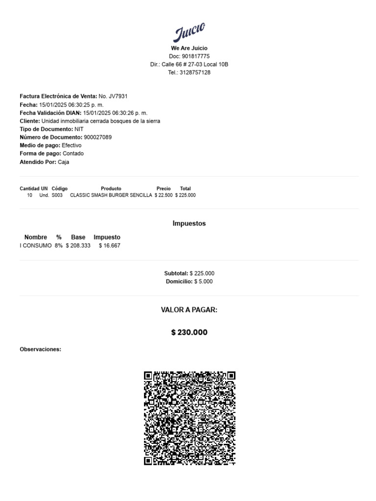 Loggro Restobar - Imprimir factura tirilla.. | PDF