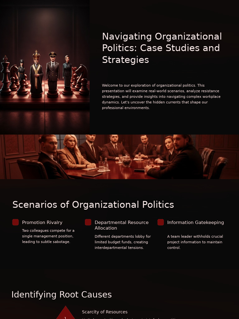 Navigating Organizational Politics Case Studies and Strategies | PDF ...