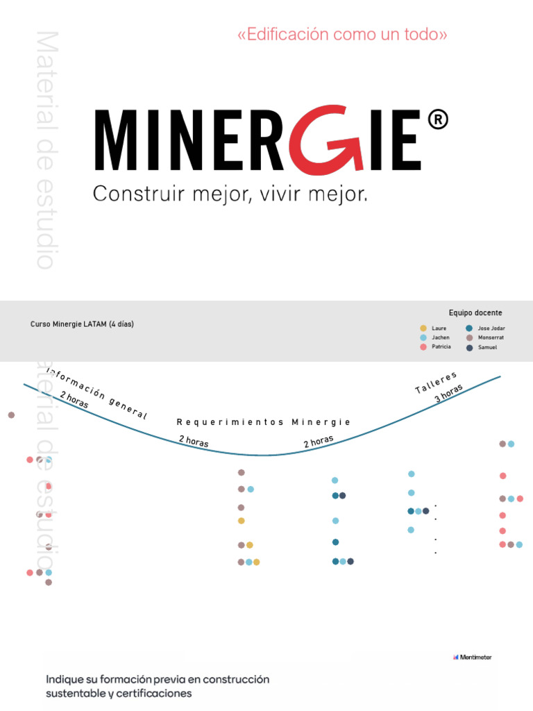 Curso Minergie LATAM: Certificación y Requerimientos | PDF | Uso ...