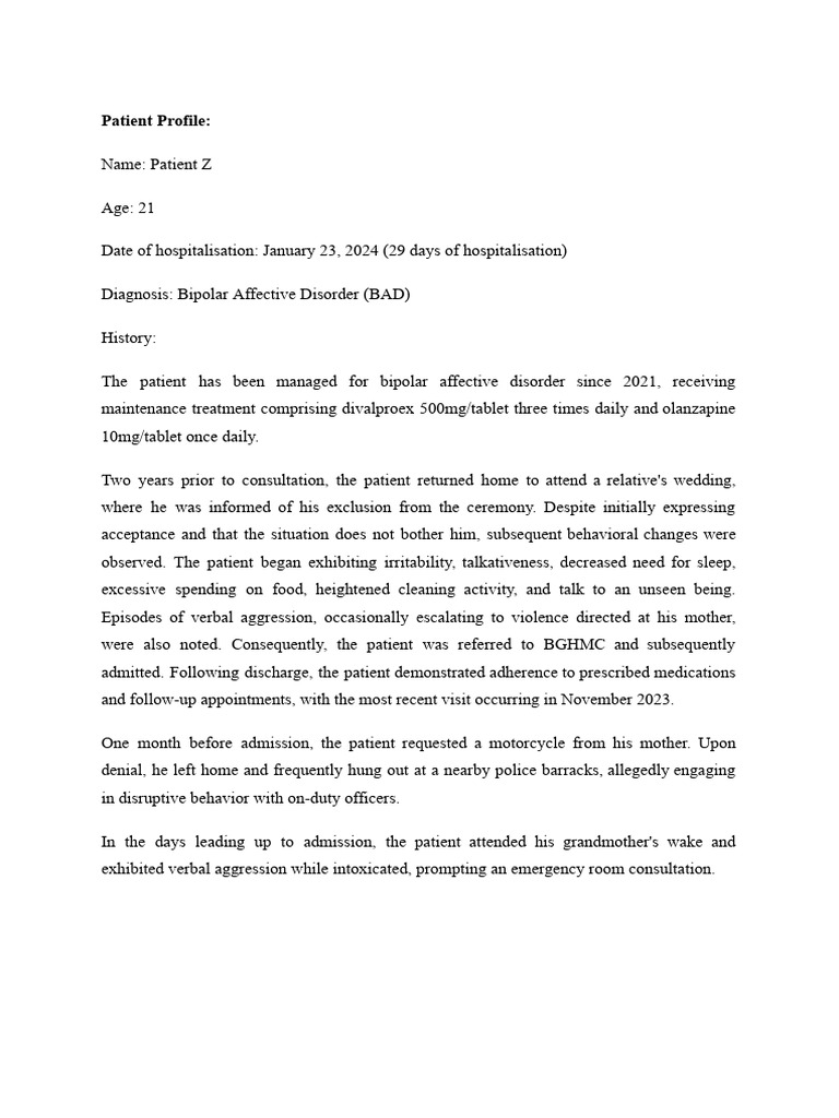 Case Study Psych | PDF | Psychiatry | Psychotherapy