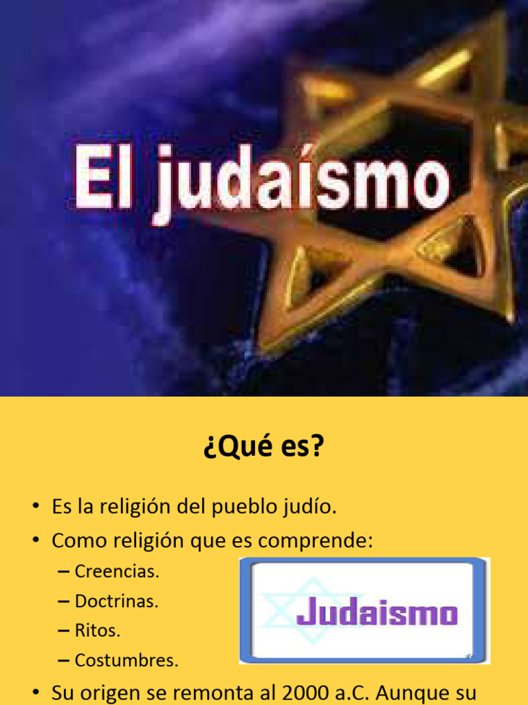 Introducción al Judaísmo: Creencias y Prácticas | PDF | Judaísmo ...