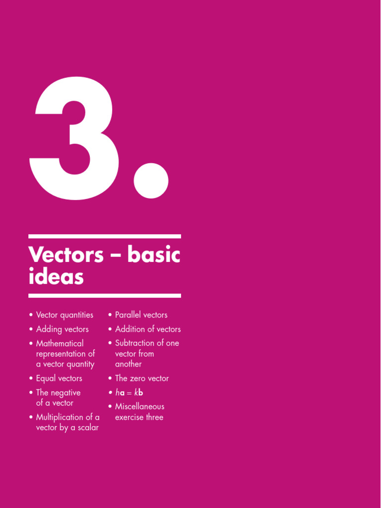 Specialist Units 1 - 2 - Chapter 3 | PDF | Euclidean Vector | Force