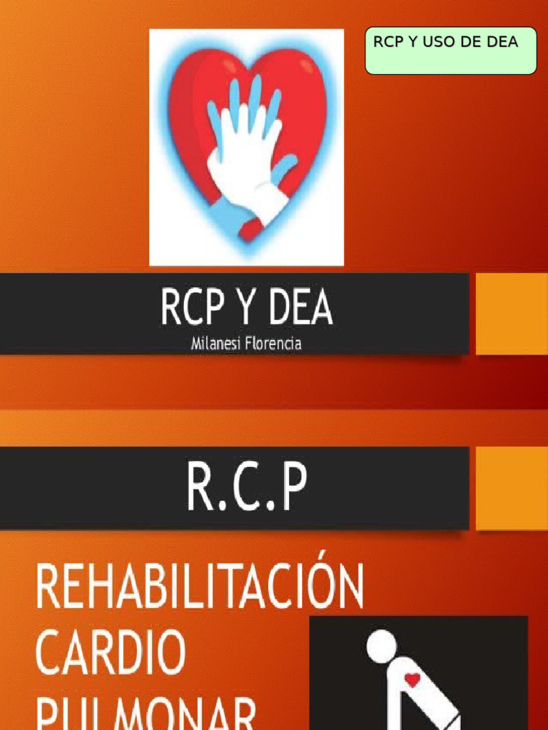 Curso Basico - Rcp y Uso de Dea | PDF