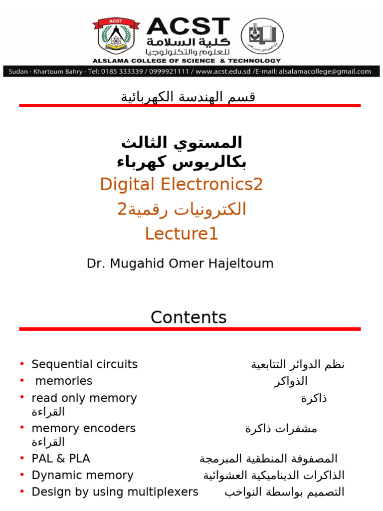 Digital Electronics2 1 | PDF | Digital Technology | Electrical Circuits