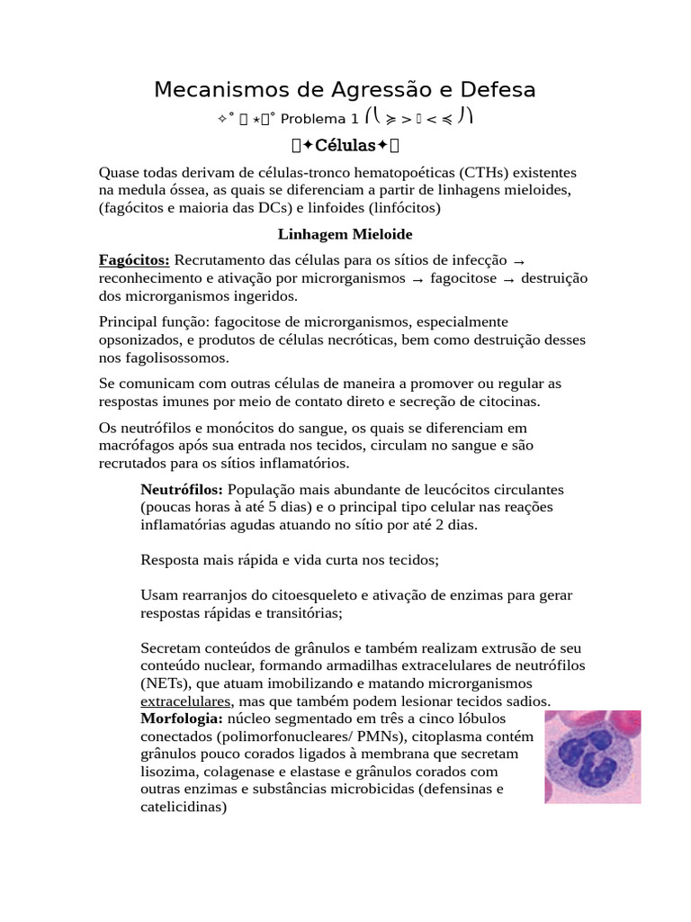 Mecanismos de Agressão e Defesa | PDF