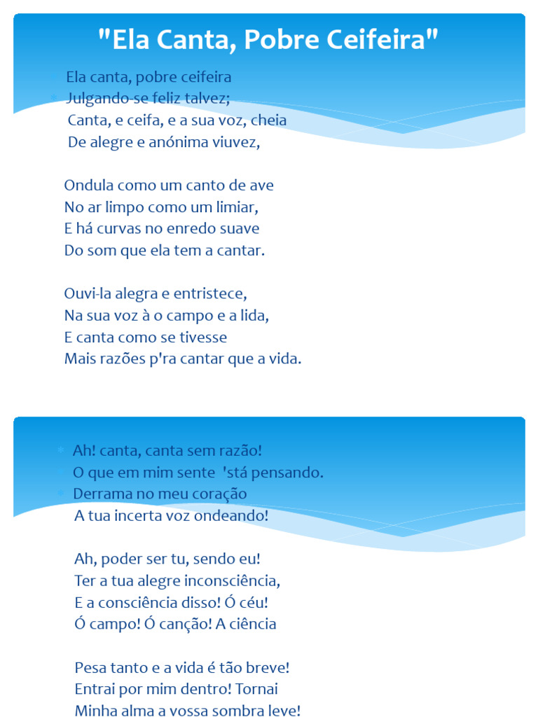 Ela Canta, Pobre Ceifeira | PDF | Pensamento | Mente inconsciente