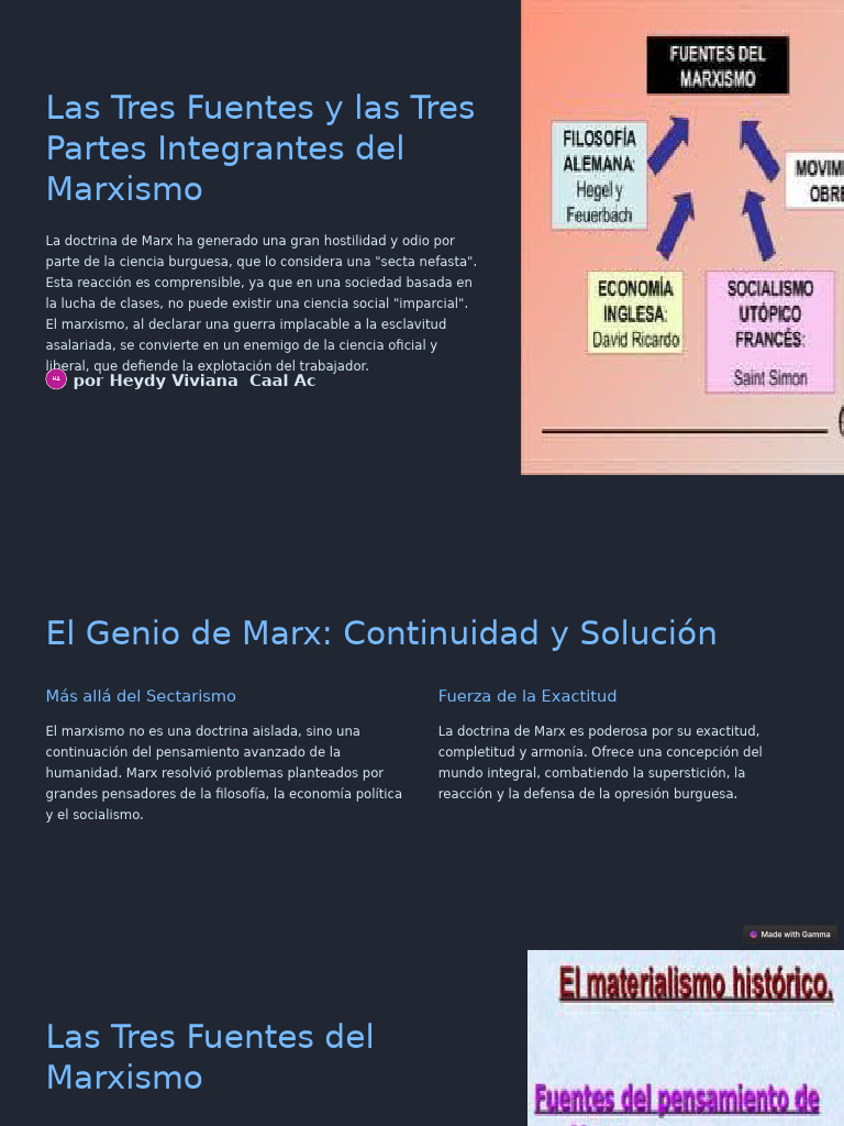 Las Tres Fuentes y Las Tres Partes Integrantes Del Marxismo | PDF ...