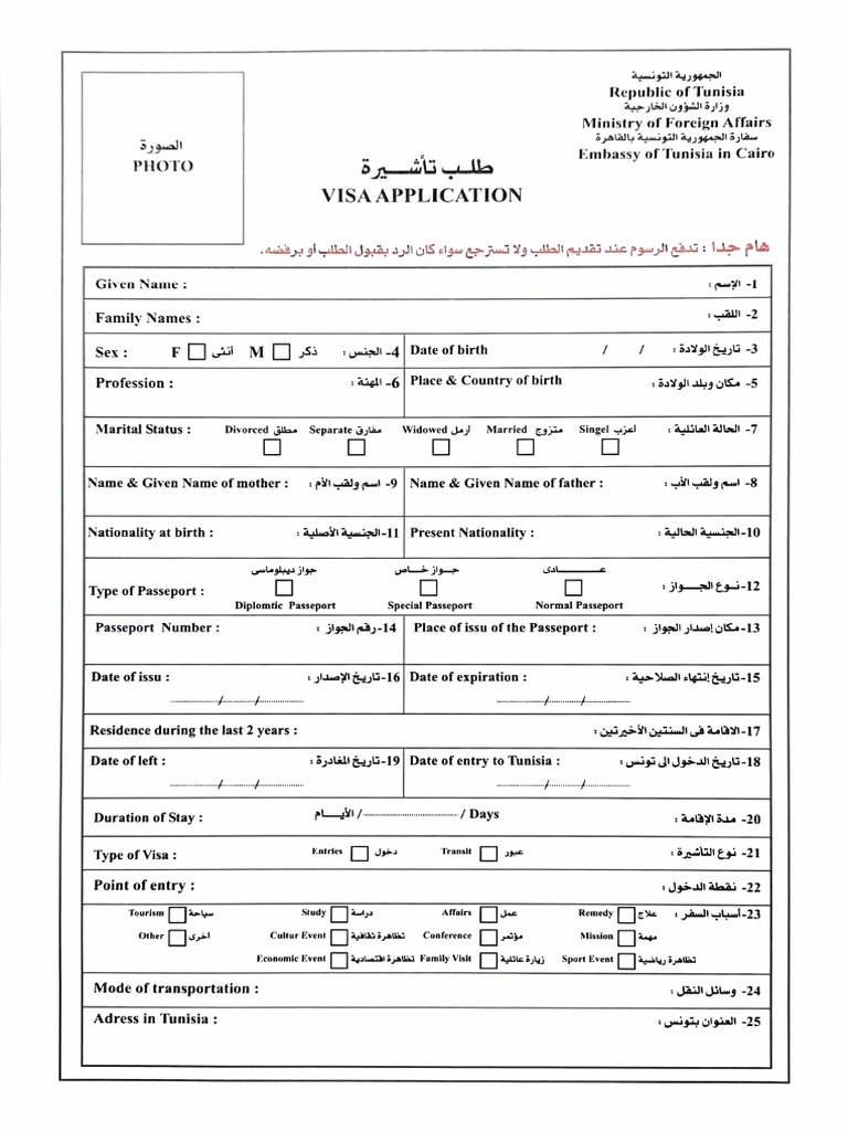 Visa Application Form | PDF | Travel Visa | Passport