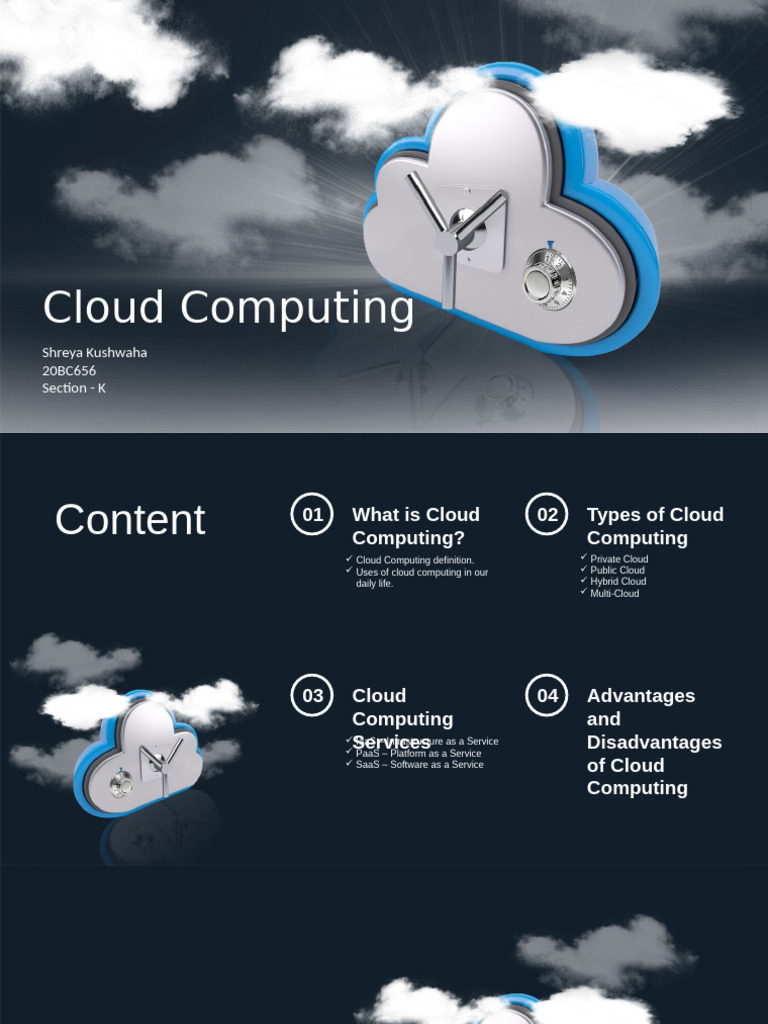 Cloud Computing Shreya Kushwaha 20BC656 | PDF | Cloud Computing | Software As A Service
