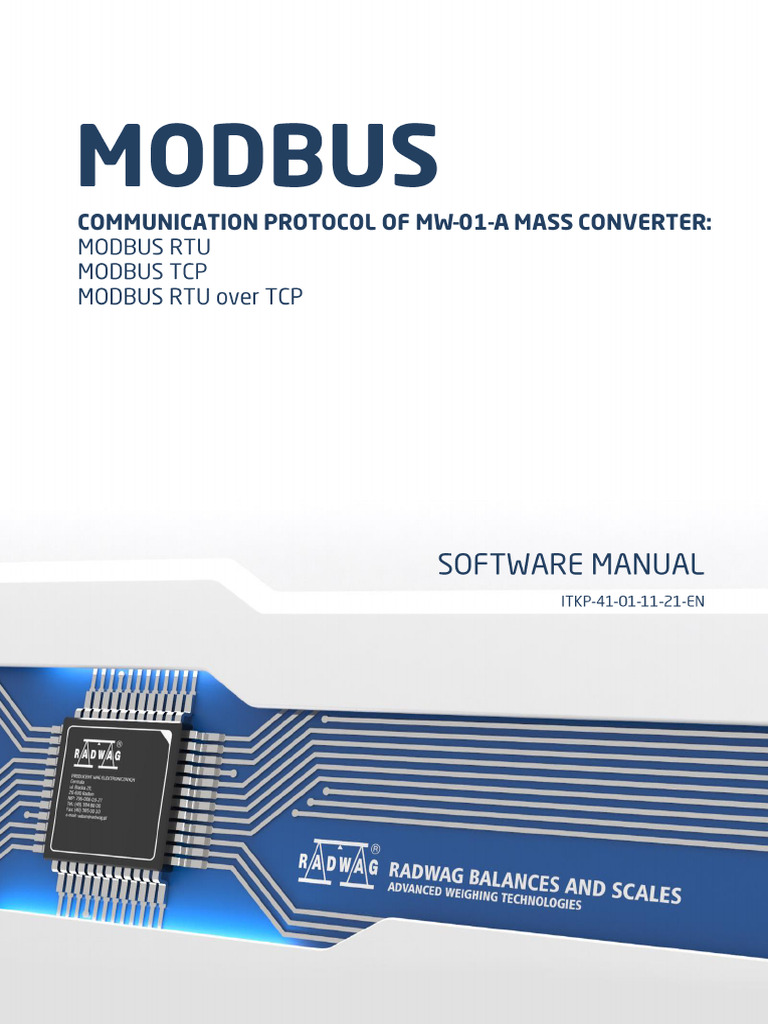 MODBUS - Communication Protocol of MW-01-A | PDF | Computer Science | Computer Architecture