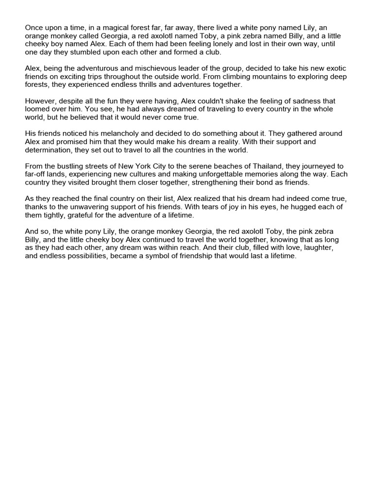 Alex's Story | PDF