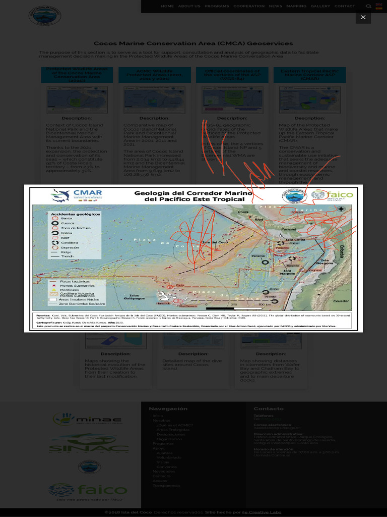 Mapping - Isla Del Coco | PDF | Protected Area | Environmental Protection
